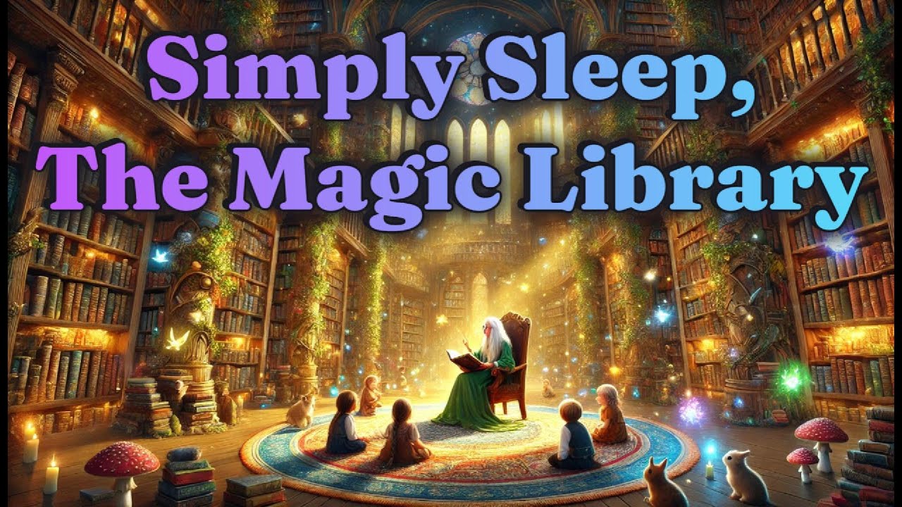 Bedtime Story for Kids | Simply Sleep, The Magic Library | Fun ...
