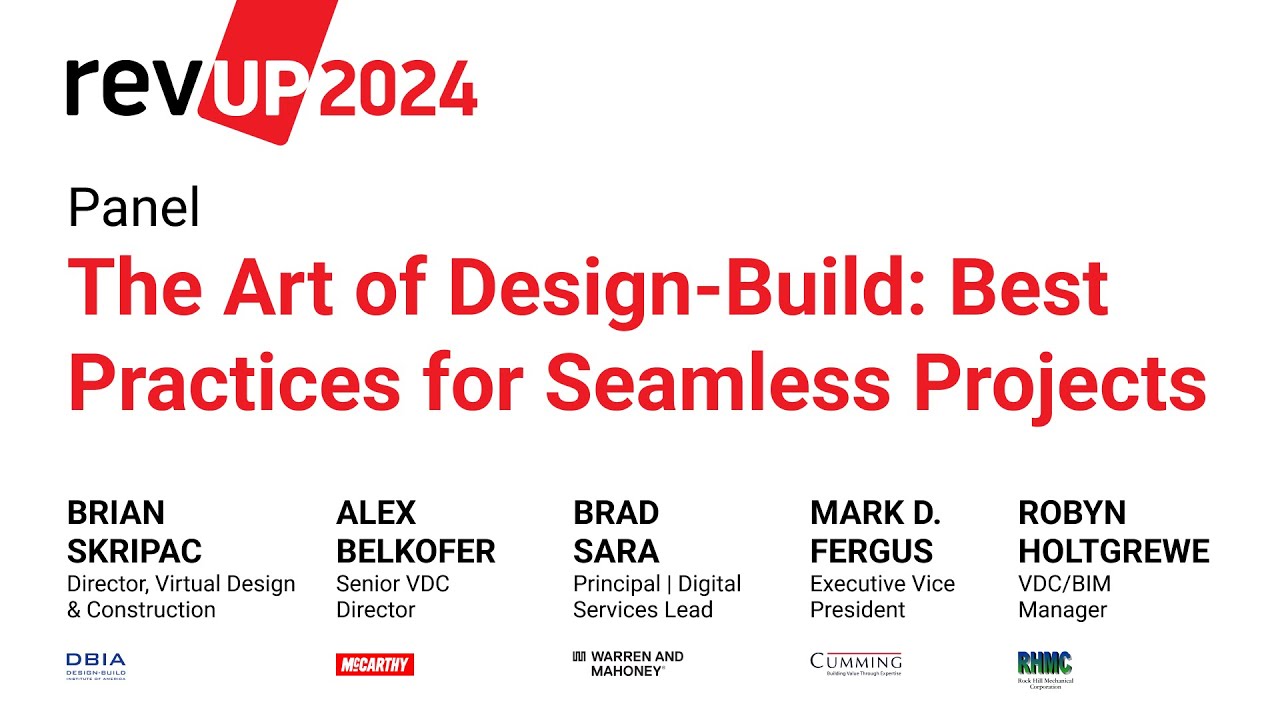 The Art of Design-Build: Best Practices for Seamless Projects / RevUP ...