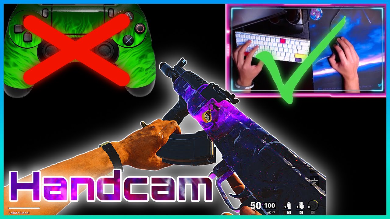 Handcam Gameplay Black Ops Cold War PC Keyboard and Mouse Switch to ...