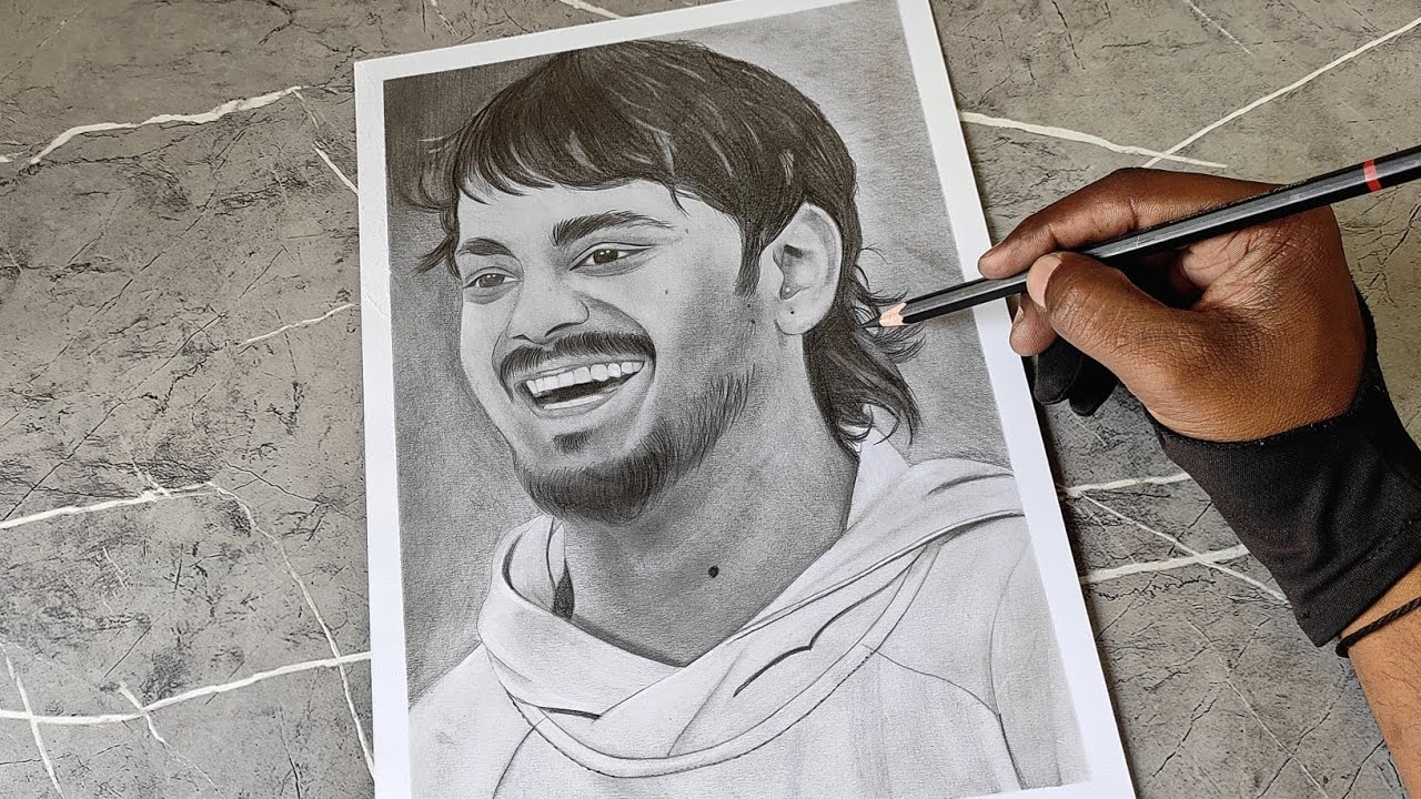 Ishan Kishan Pencil Drawing | SRH Captain 2026 Realistic Timelapse ...