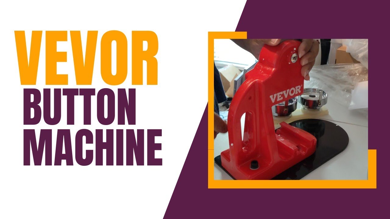 HOW TO ASSEMBLE A VEVOR BUTTON MACHINE - YouTube