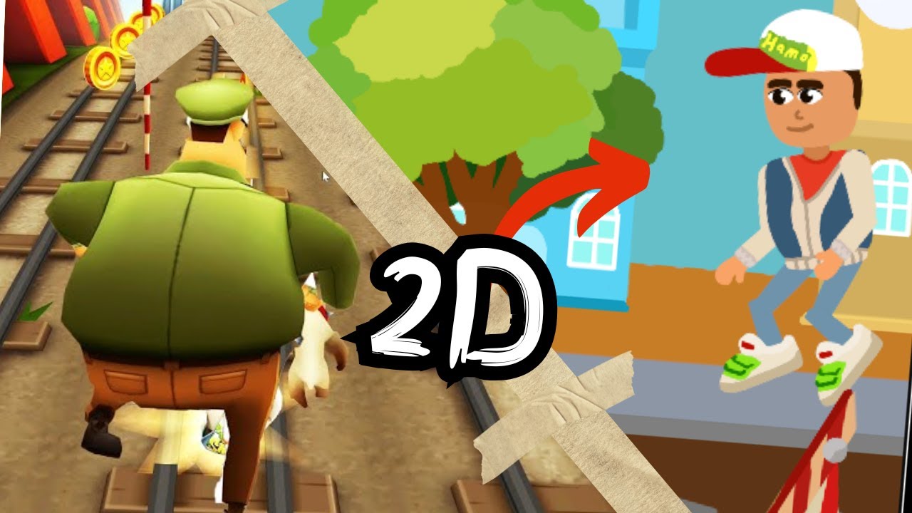 Making subway surfers in 2D #devlog - YouTube