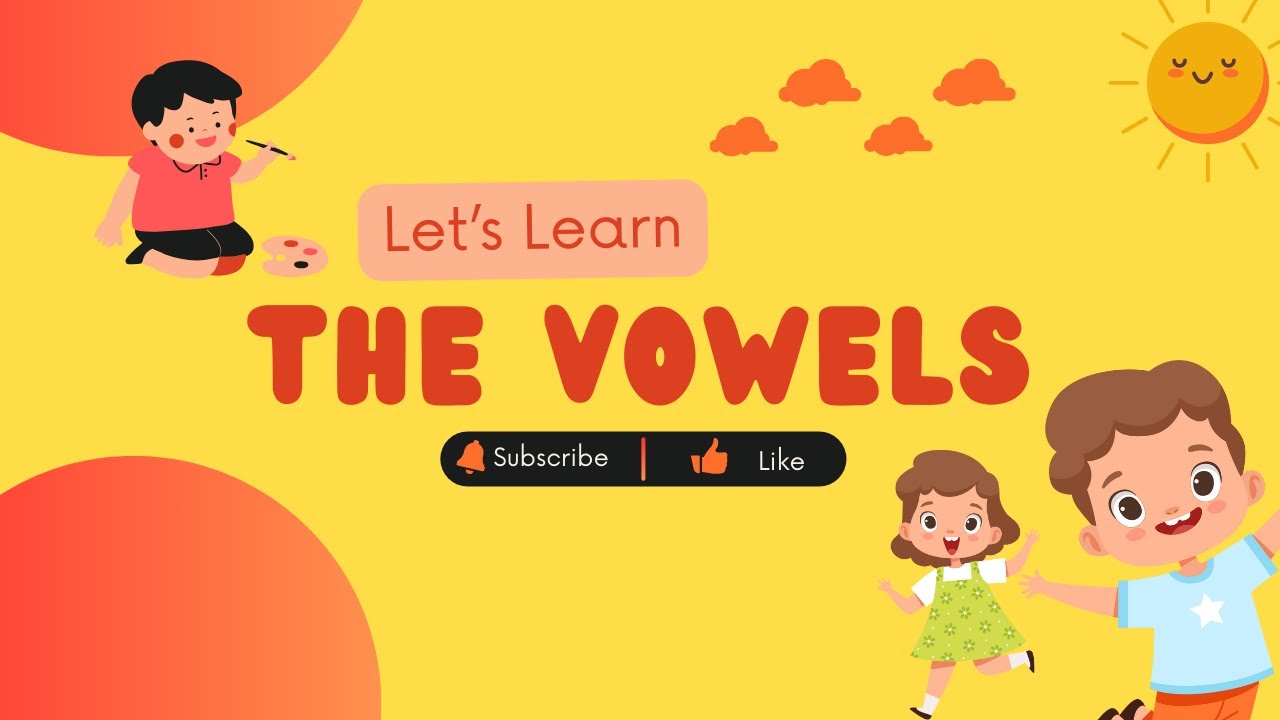 "Fun Vowel Song for Kids | Learn A, E, I, O, U with Catchy Rhymes ...