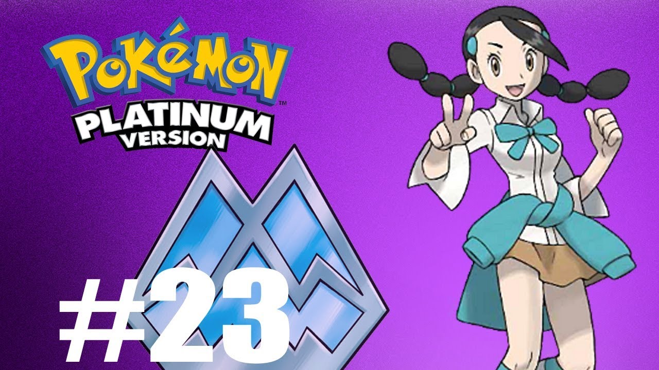 Let's Play Pokemon: Platinum - Part 23 - Snow Point City Gym Leader ...