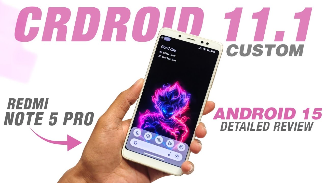 CrDroid 11.1 Custom For Redmi Note 5 Pro | Android 15 | Sidebar ...