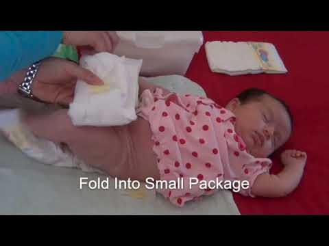 How to Change a Newborn Baby Diaper Pro Tips! SD 480p - YouTube