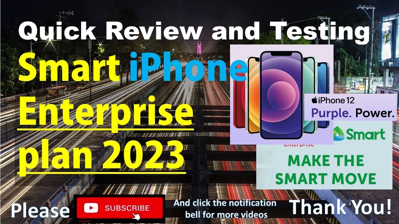 iPhone 12 2k enterprise plan ng Smart - YouTube