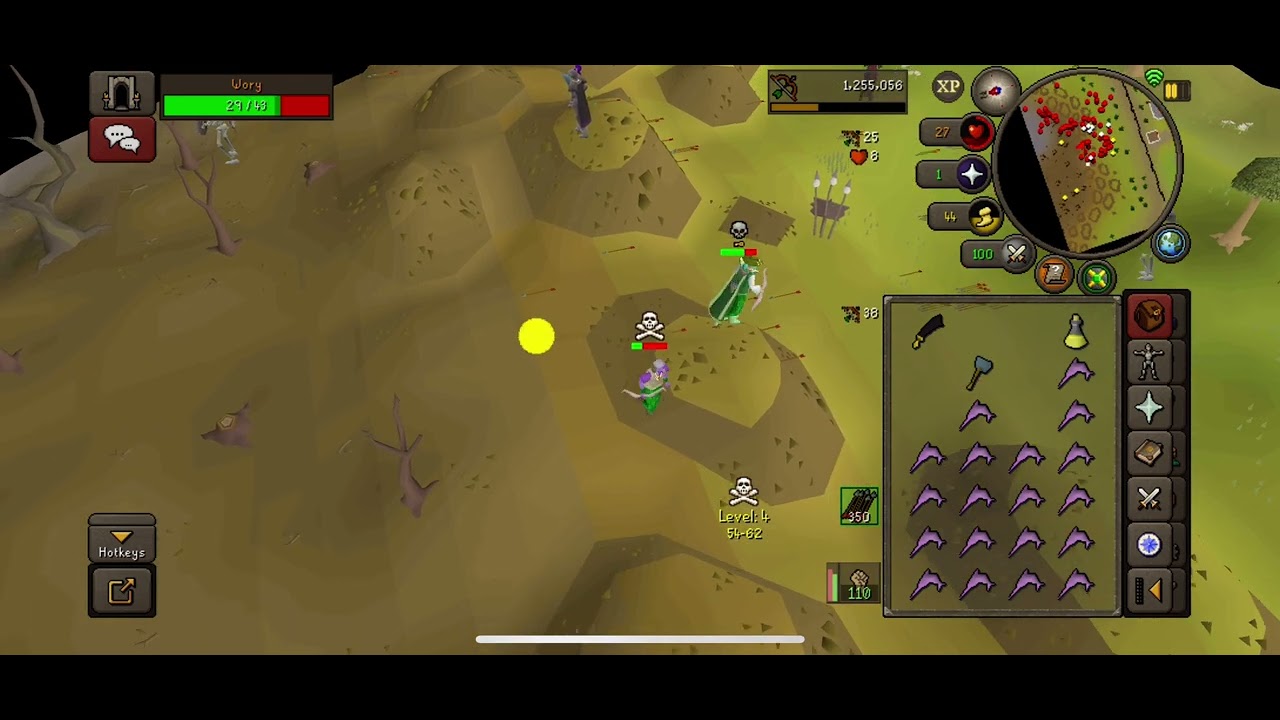 OSRS F2P PK high HP (88) RWH vs Low HP (45) rune 2h - YouTube