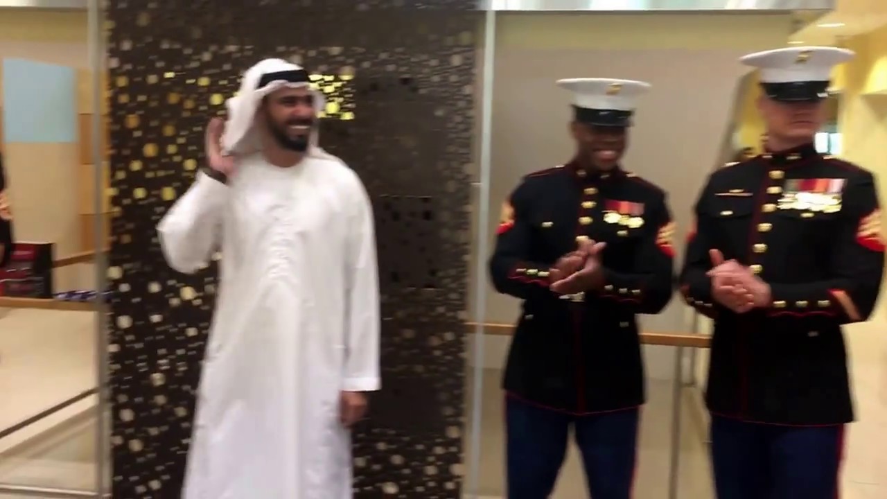 Autism dubai with usa marines - YouTube