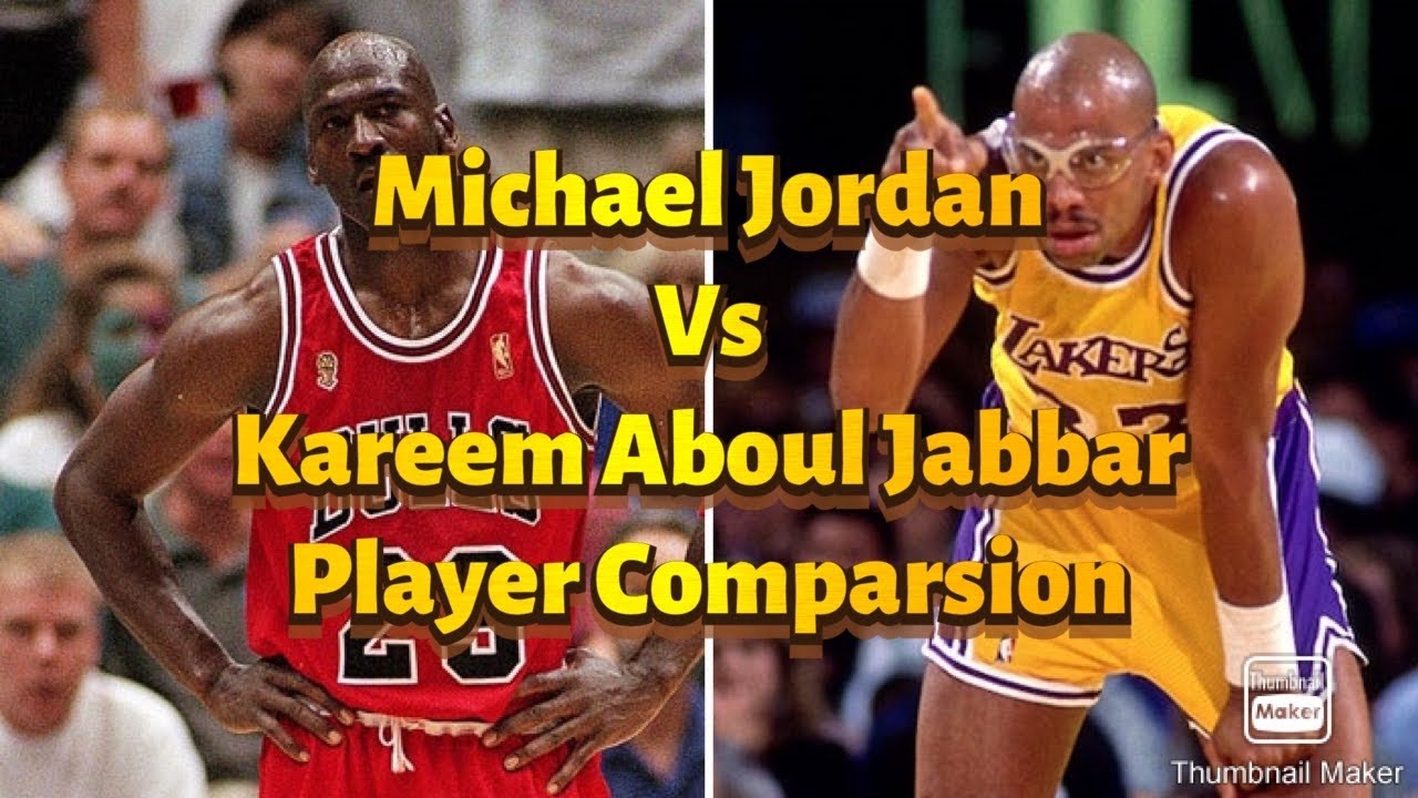 Michael Jordan vs. Kareem Abdul-Jabbar -Full Player Comparison - YouTube