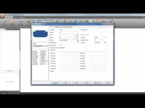 SigmaNEST Eğitim Videoları-32- CAD Arayüzü-Parça Bilgisi- Part data
