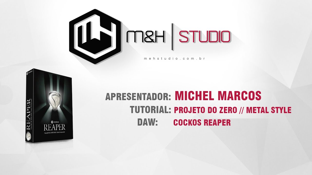 🎛️ REAPER | Projeto do Zero // Importando Bateria //Add Tracks // AMP ...
