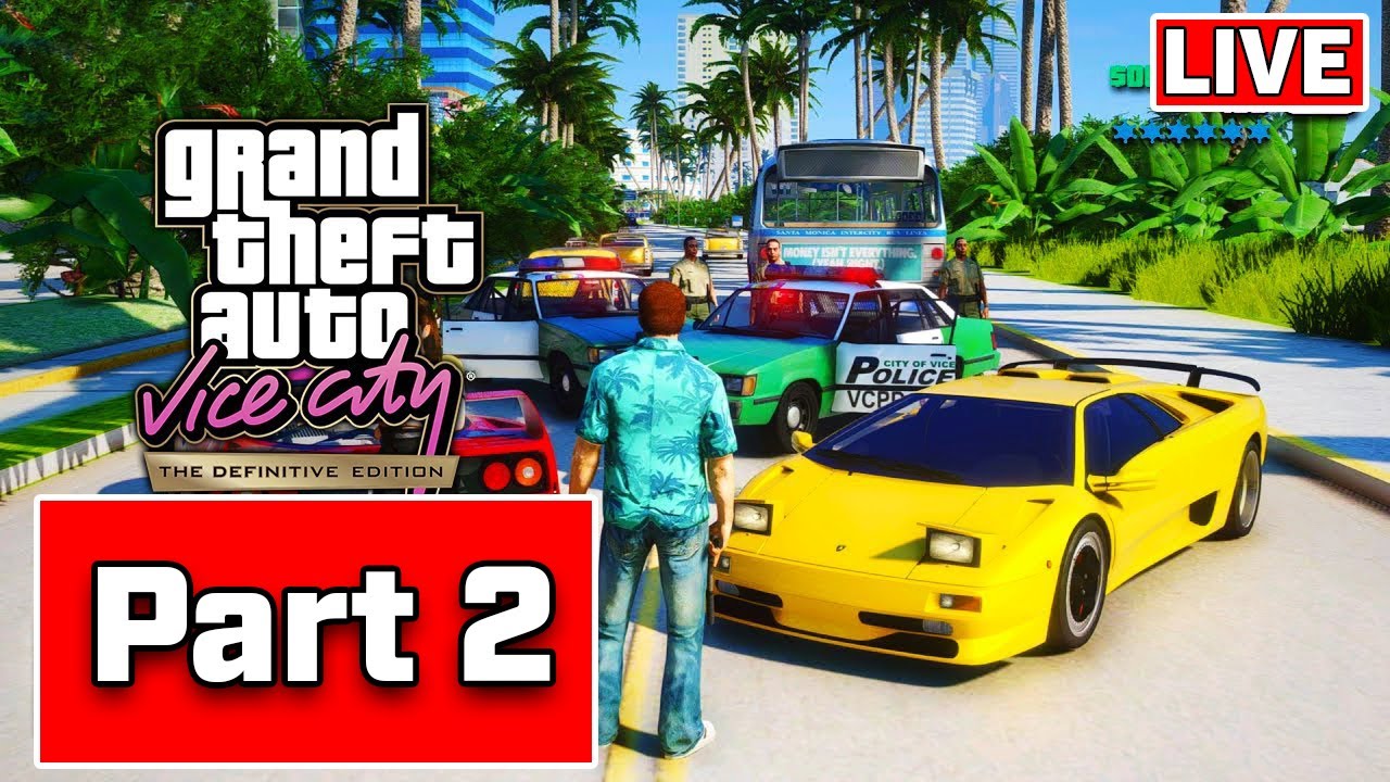 🔴LIVE - GTA Vice City the different edition - Gameplay Part 2 | (Full ...