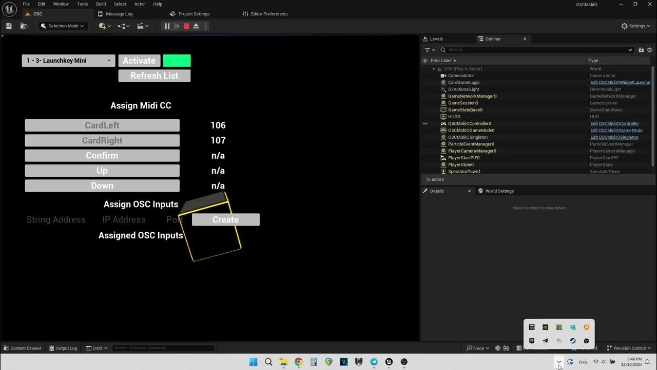 Simple OSC/Midi IO For Unreal Engine 5 - YouTube