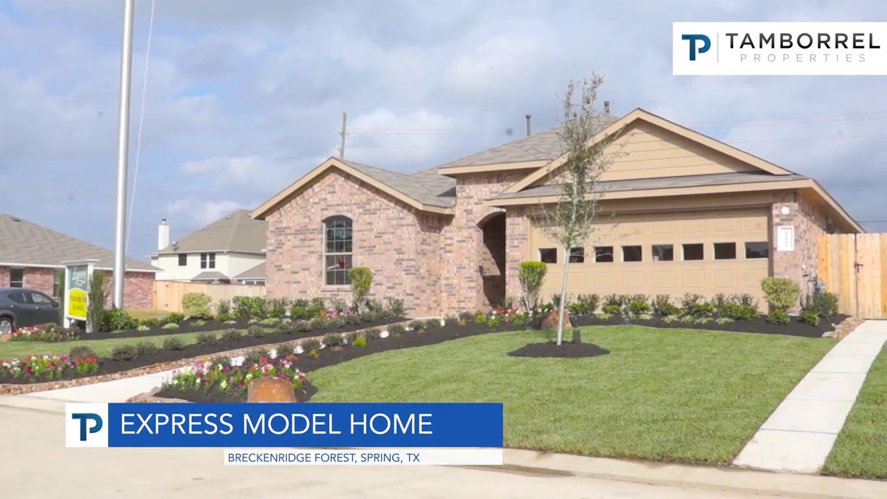 Express Homes - Breckenridge Forest, Spring TX - YouTube