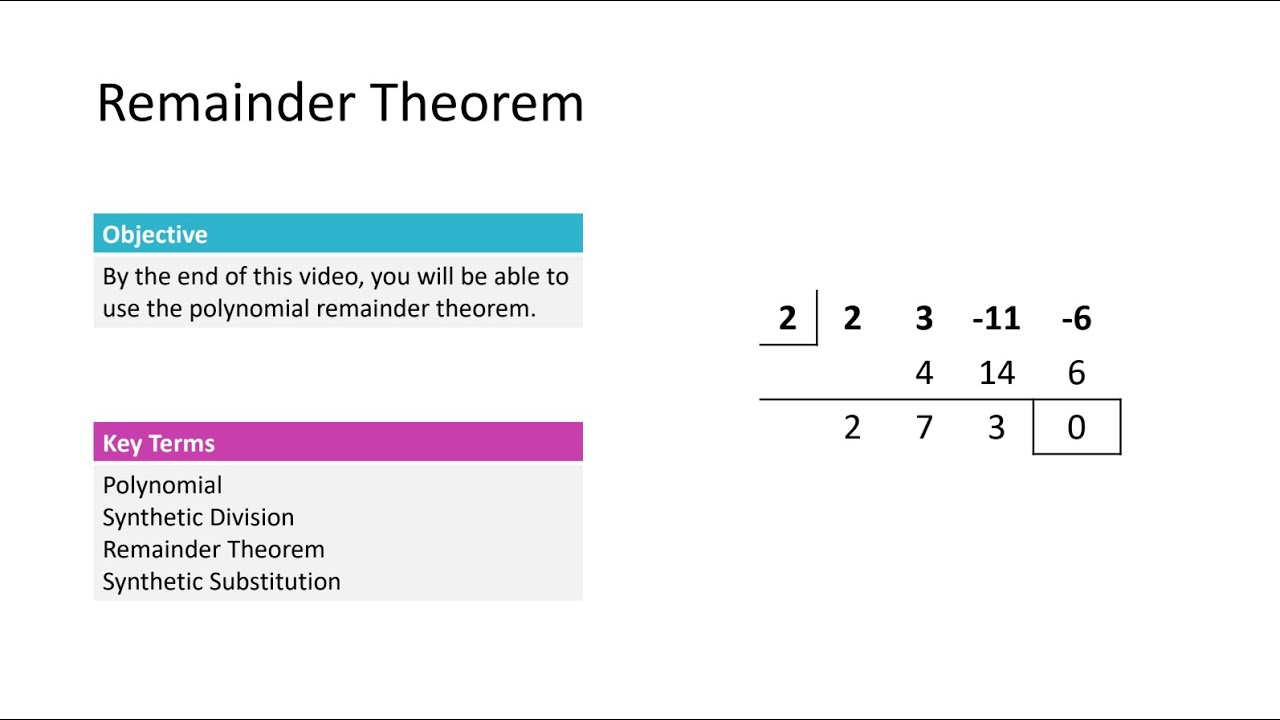 4 09 Remainder Theorem YouTube 4-09-remainder-theorem-youtube