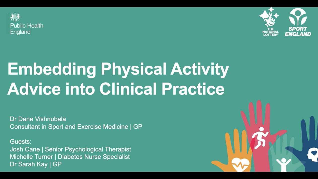 1. Embedding Physical Activity Advice into Clinical Practice - YouTube