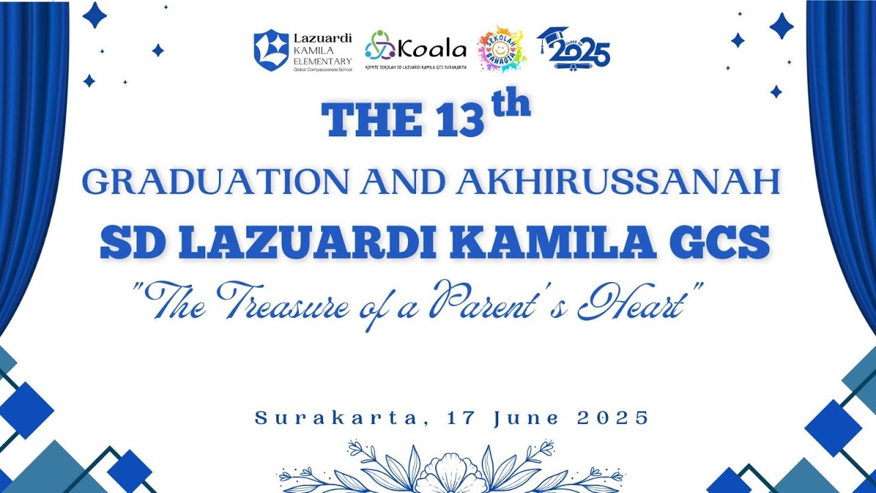 THE 13th GRADUATION AND AKHIRUSSANAH SD LAZUARDI KAMILA GCS " The ...