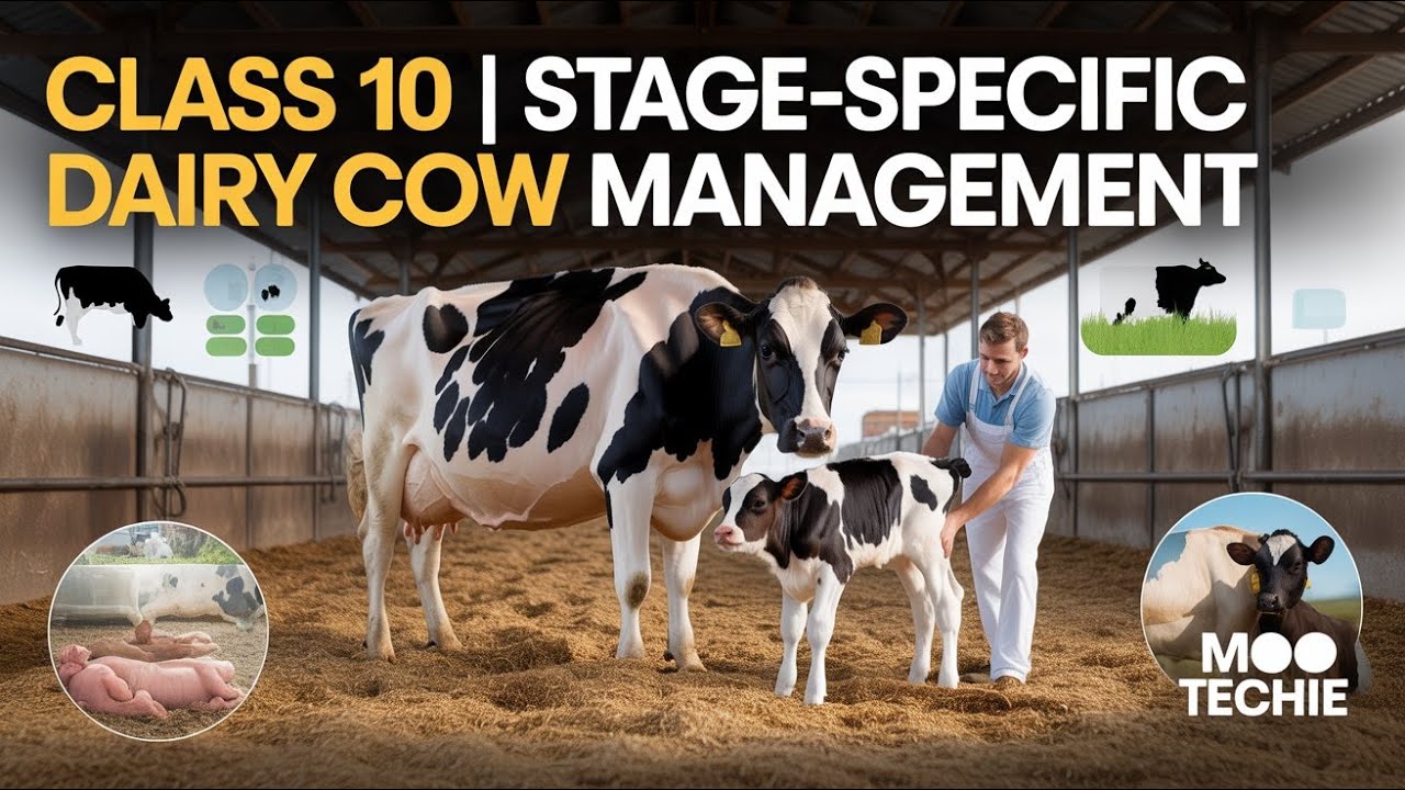 Class 10 | Stage-Specific Dairy Cow Management | Moo Techie - YouTube
