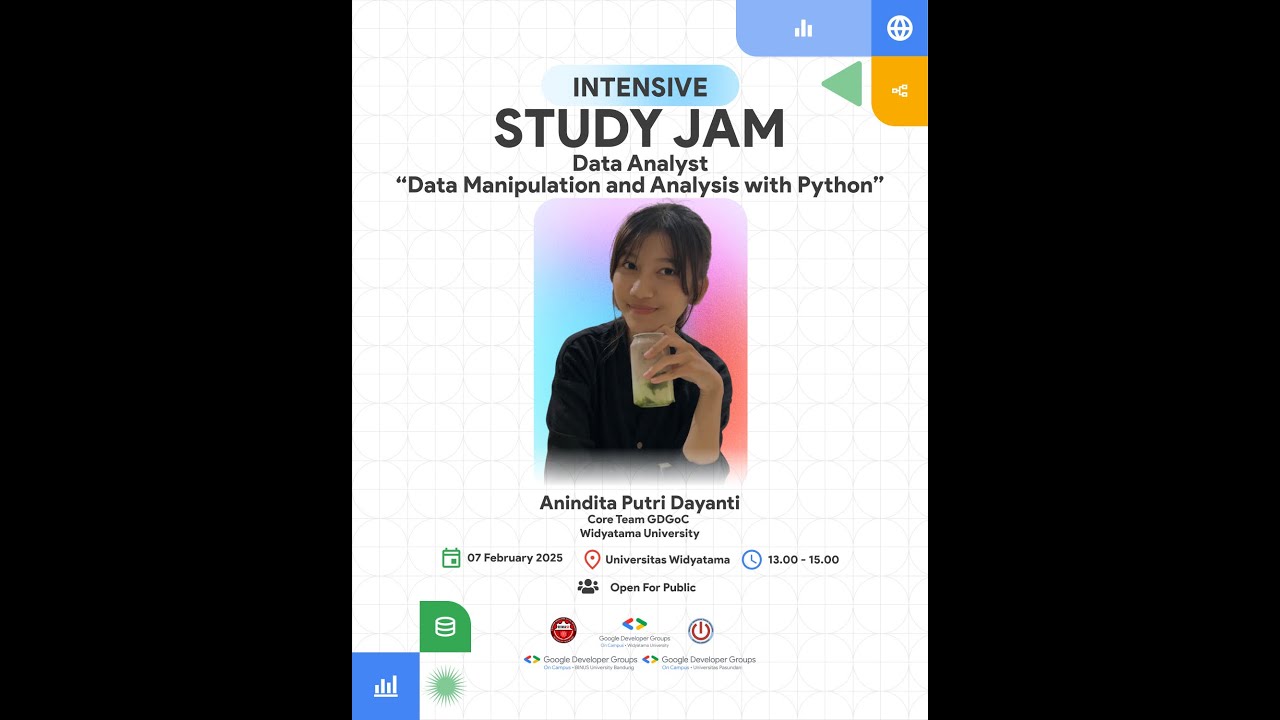 Intensive Study Jam 7 : Data Analyst - YouTube