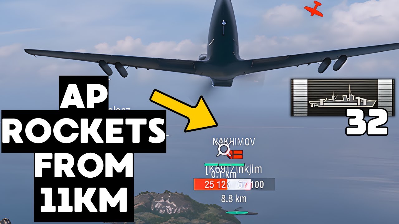 MVR Sniping enemy CV from 11KM with Rockets - YouTube