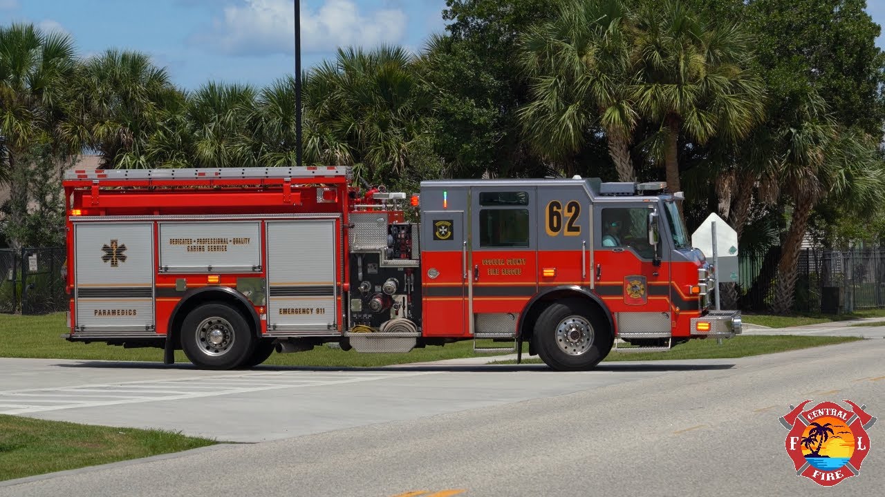 OSCFR Engine 62 & Rescue 62 Responding + OCSO - YouTube
