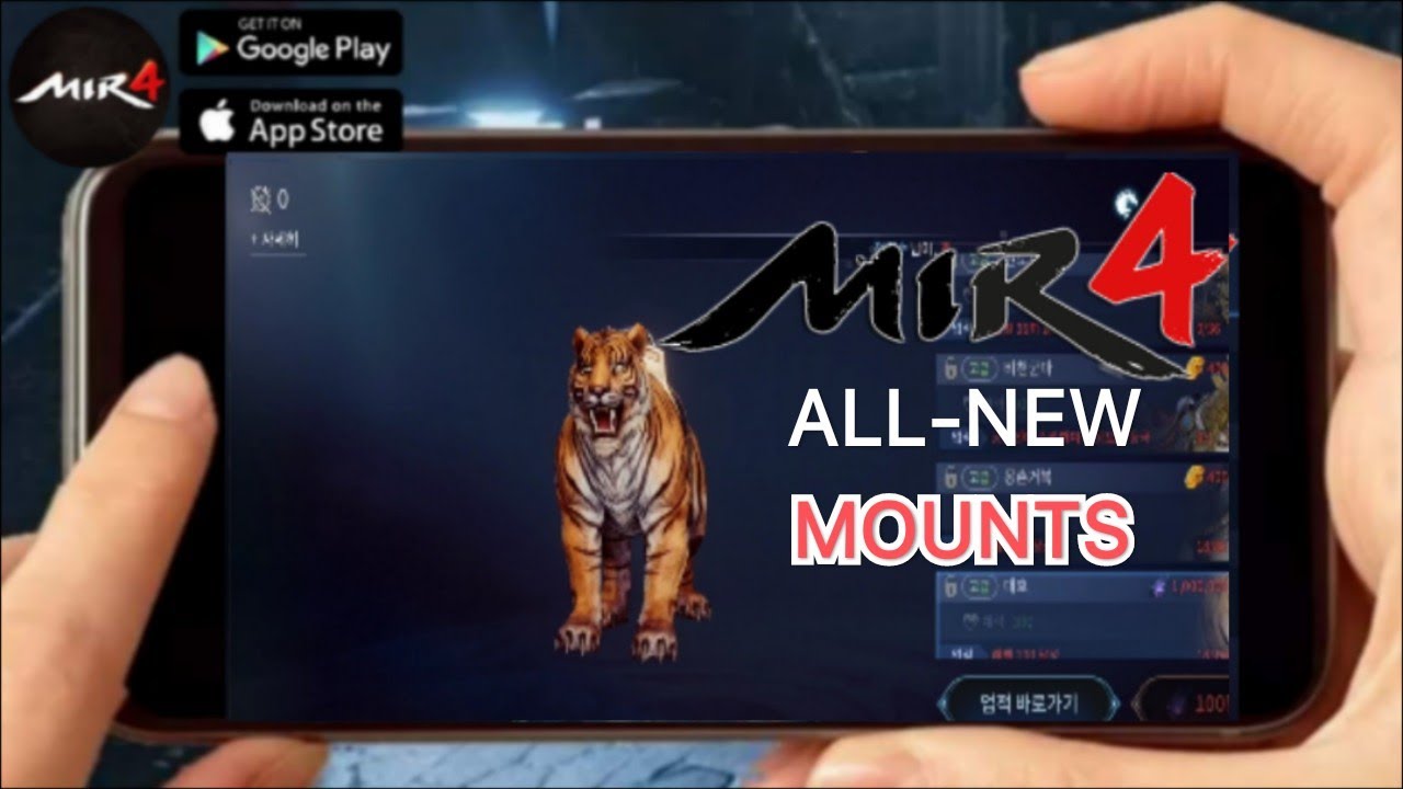 MIR4 (KOREA) All Latest-Mounts Preview in Max Graphics-Setting - YouTube