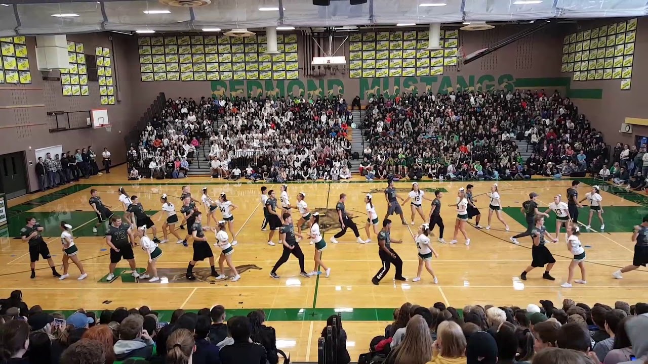 2017 Cheer and Football team homecoming dance - YouTube