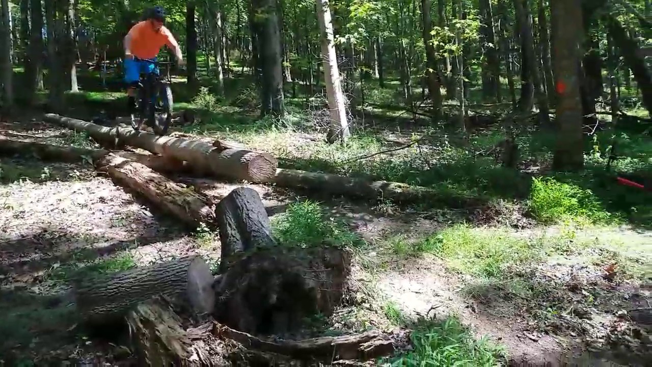 Log Ride - Fall Line Trail - YouTube