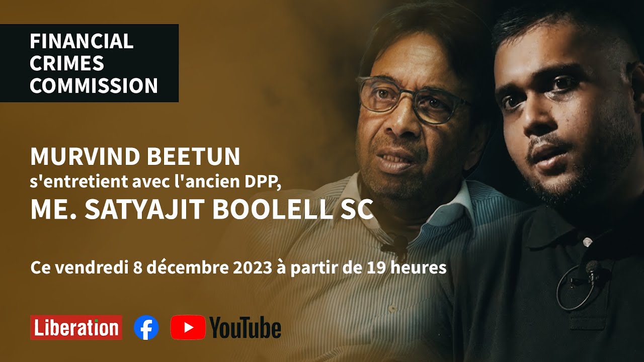 Financial Crimes Commission : Murvind Beetun s'entretient avec l'ancien ...