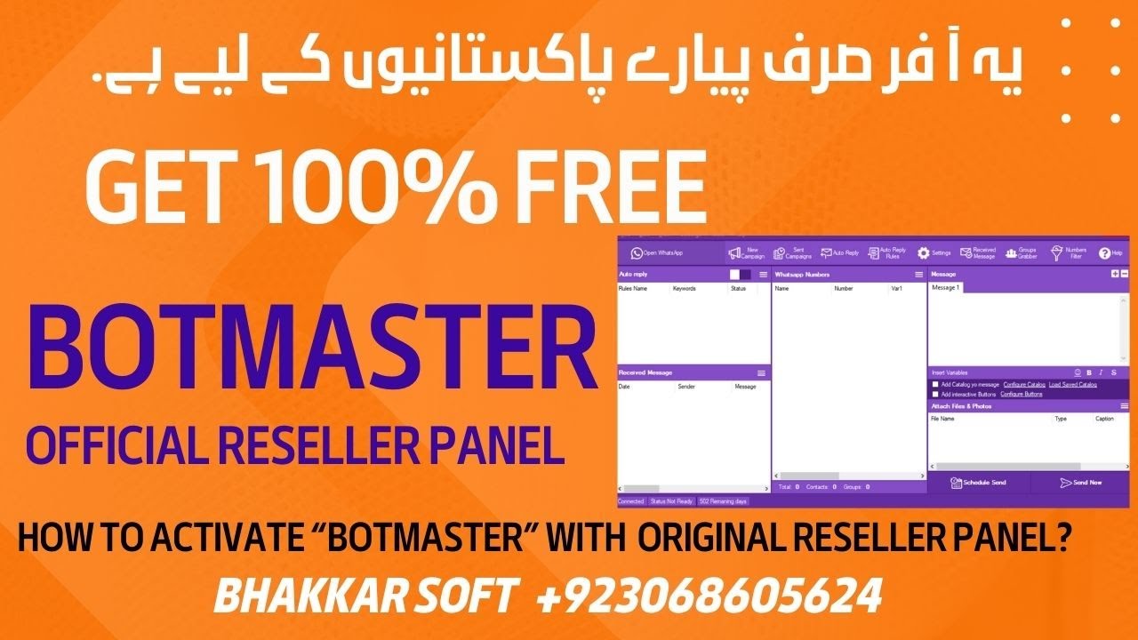 How to Activate BotMaster with Original ResellerPanel? BOTMASTER Reseller Panel FREE FOR ...