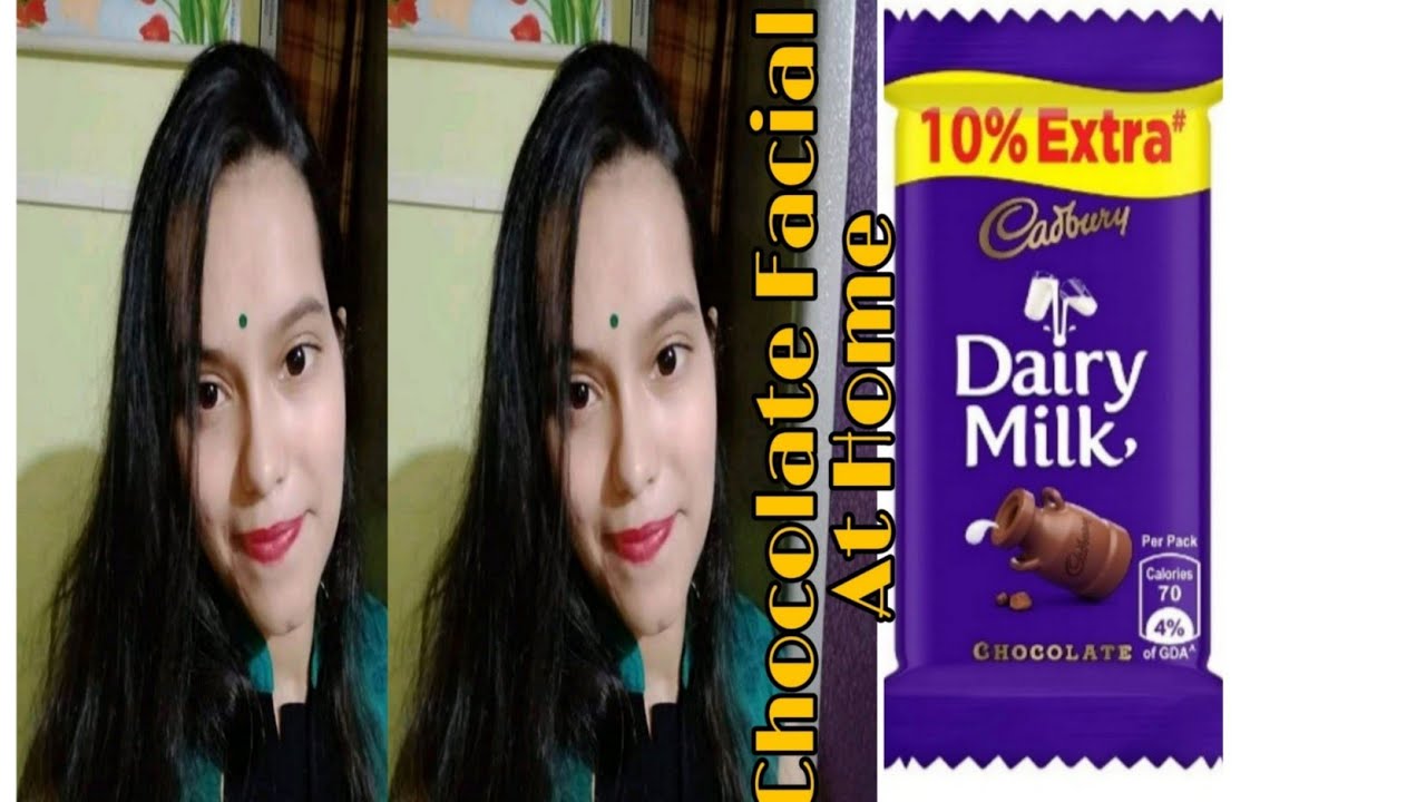 Instant Skin Brightening Chocolate Facial At Home ll Naturally Glowing ...