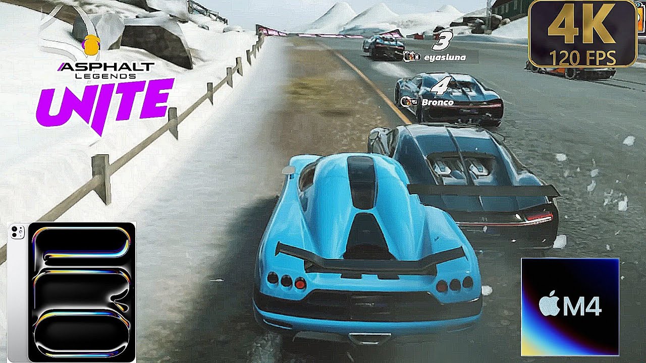 Asphalt unite gameplay on iPad pro m4. - YouTube