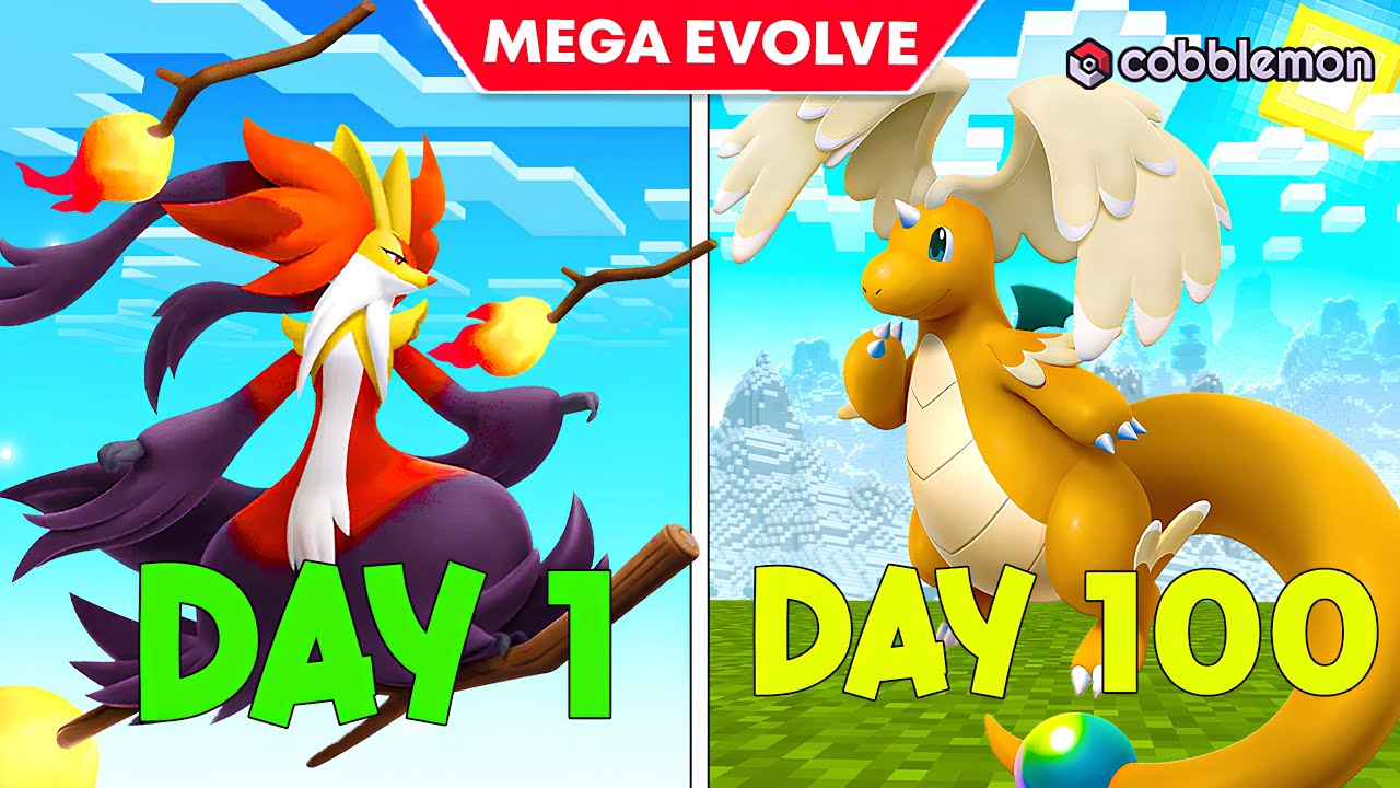 💥 I Mastered Mega Evolution in 100 Days in Cobblemon! | Ultimate ...