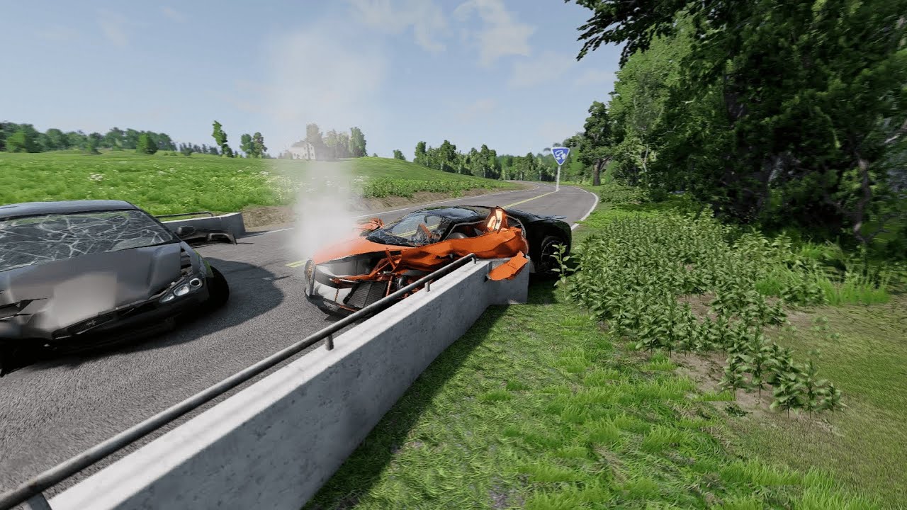 Awesome Car Crashes Compilation #2 | BeamCrashTV - YouTube