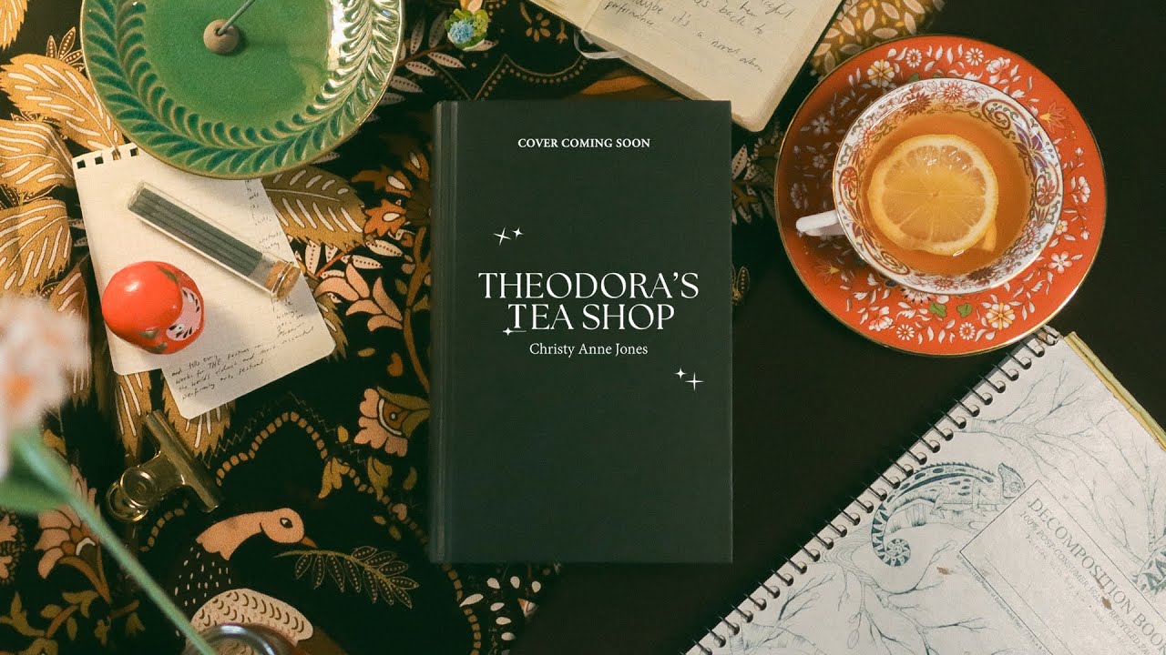 announcing my debut novel, THEODORA'S TEA SHOP ☕ - YouTube
