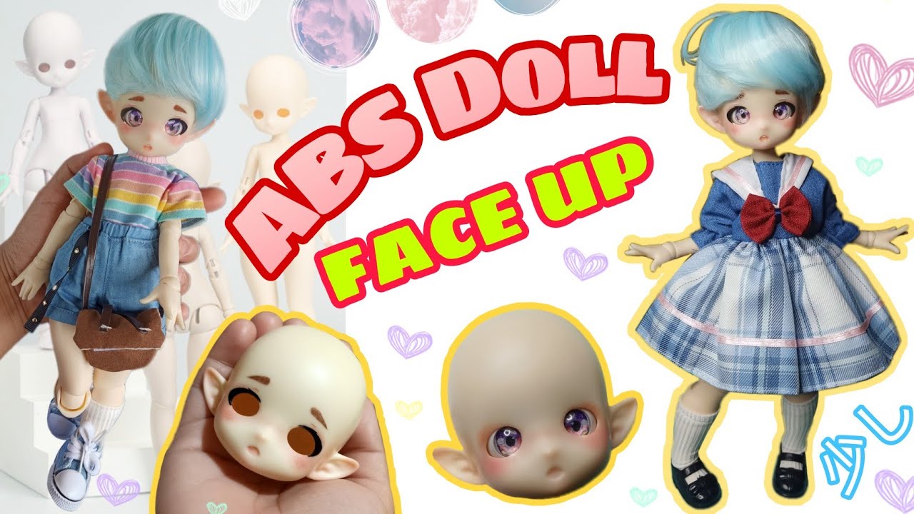 FACE UP•Anime style•ABS DOLL - YouTube