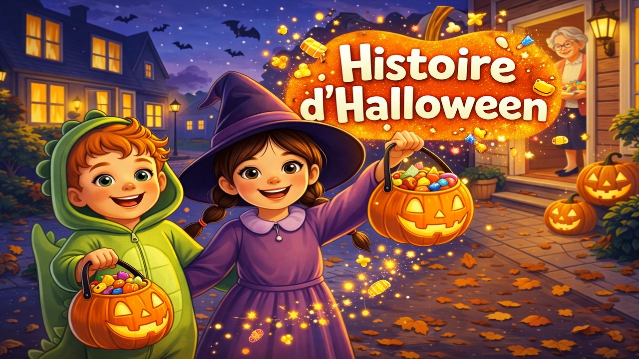 Histoire d'Halloween pour les petits Enfants : Découvre la Fête sans ...