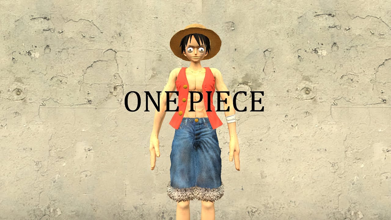 Garry's MOD : One Piece Luffy's Attack (Demo Intro) - YouTube