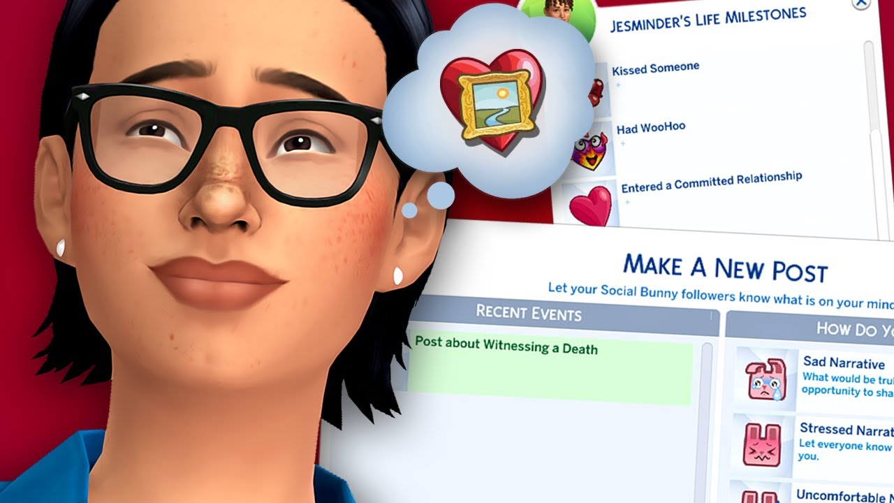 Sims have MEMORIES now 💭 Post Life Events on Social Bunny! (Best Memory ...