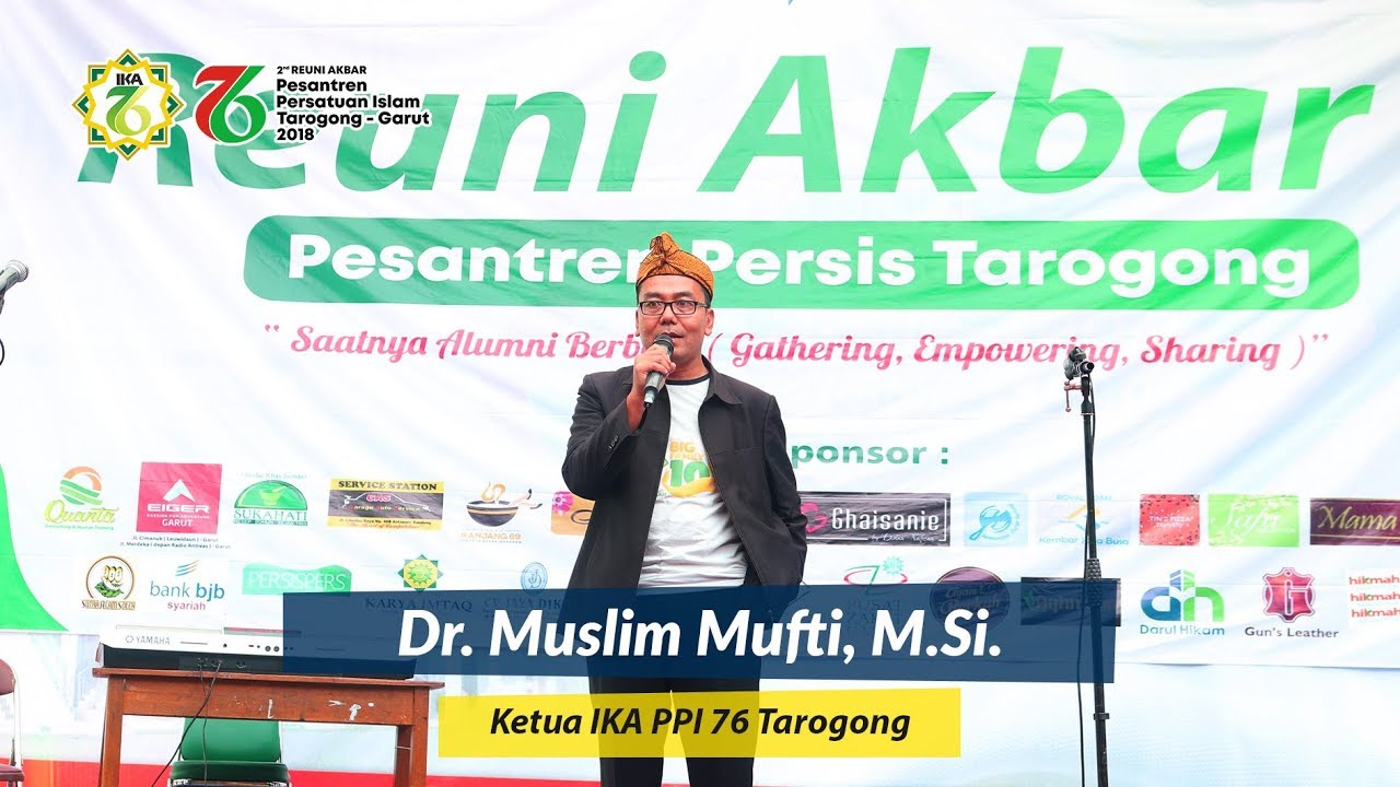 Alumni Harus Saling Membantu | Dr. Muslim Mufti, M. Si - YouTube