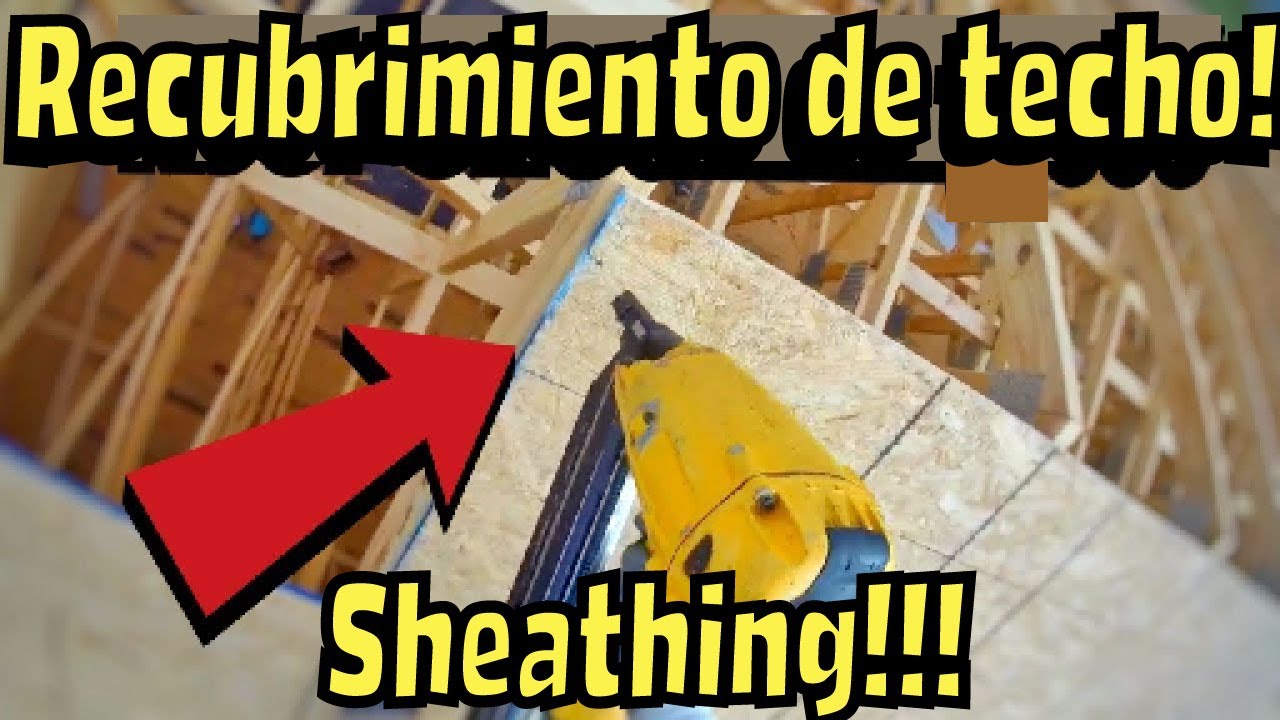 Como Instalar Recubrimiento (Sheathing) De Techo OSB - YouTube