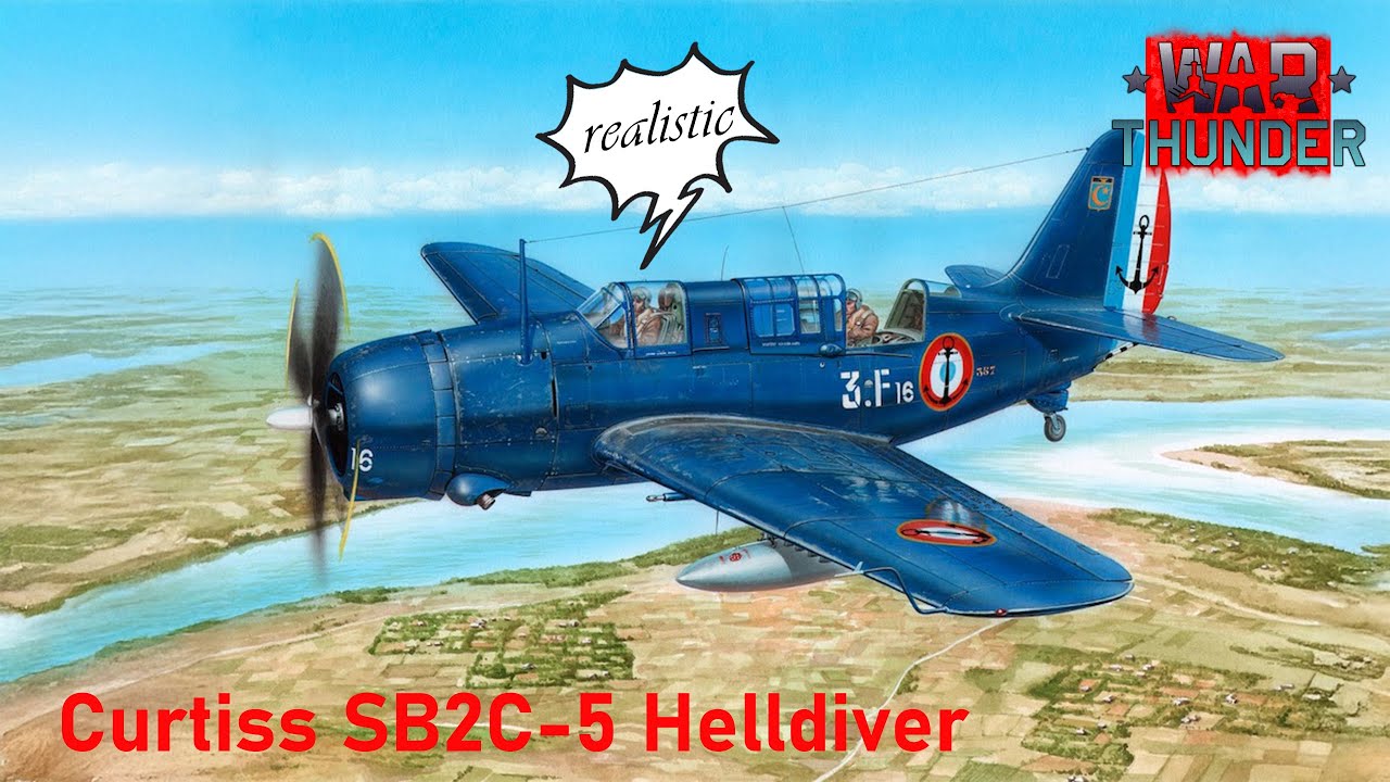 War Thunder - [FRA] Curtiss SB2C-5 Helldiver - Map: Golan Heights (Air ...