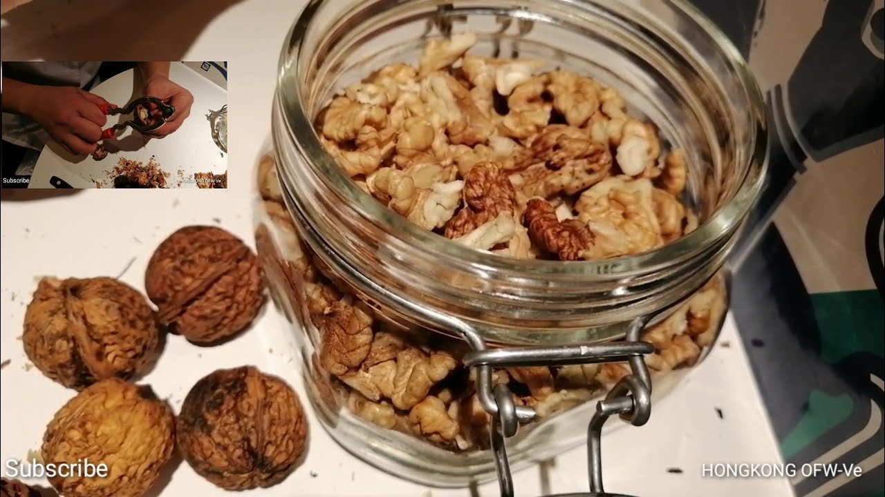 How to open Walnut using metal nutcracker - YouTube