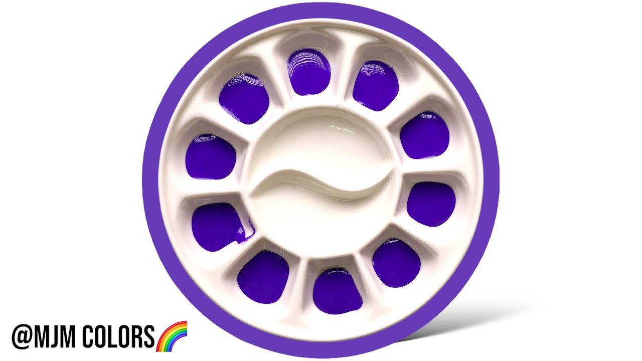 “Mixing Purple Shades into Vibrant Hues | MJM Colors Palette Tutorial ...