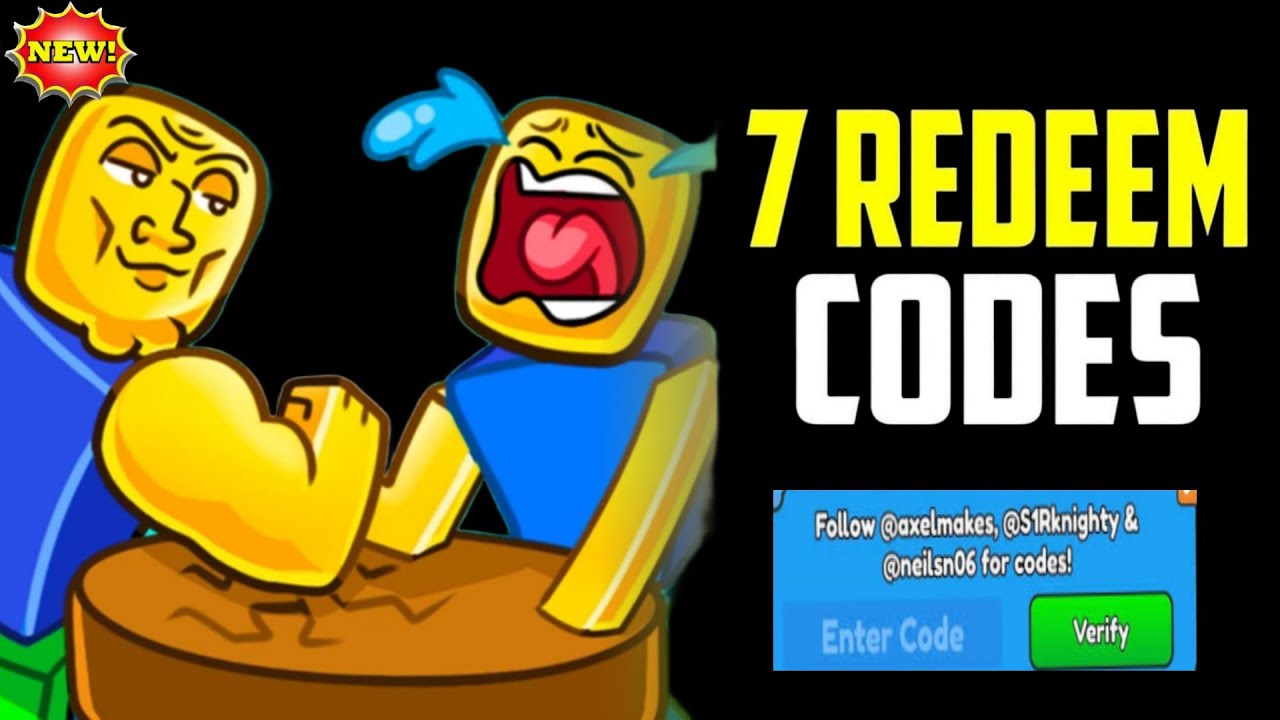 🔥🔥*NEW* ALL WORKING UPDATE CODES FOR ARM WRESTLE SIMULATOR! ROBLOX ARM ...