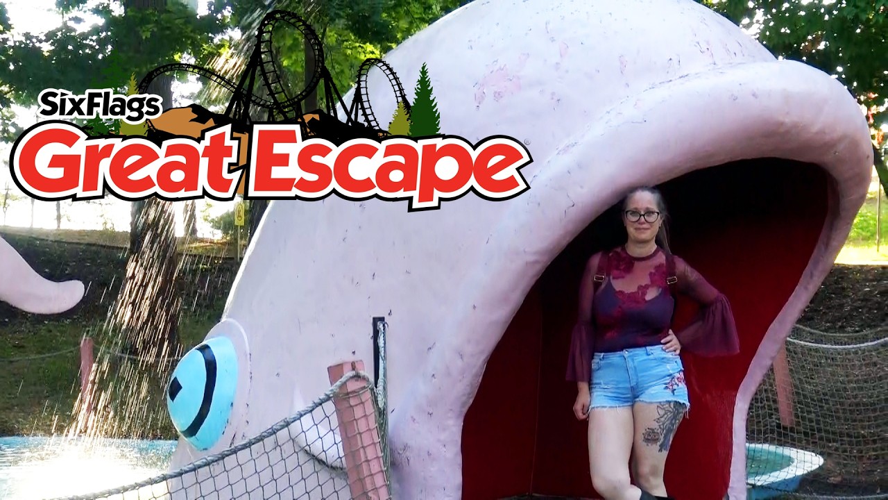 Six Flags Great Escape - Full Park Tour & Storytown USA Remnants ...