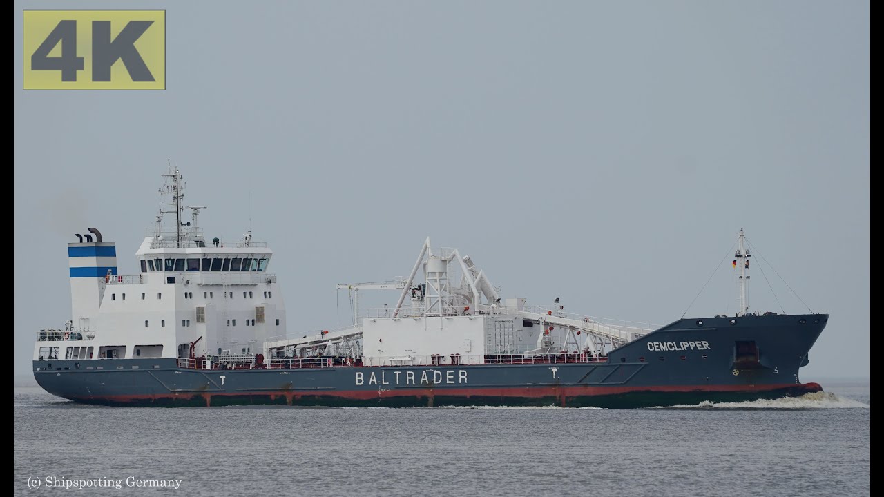 CEMCLIPPER - Shipspotting Germany 🇩🇪 IMO 9884667 - River Elbe near City ...