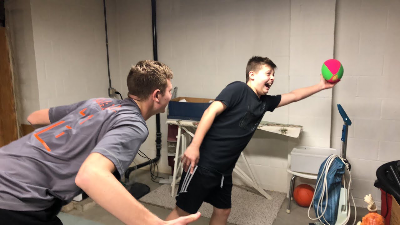 Sunday Night Football Basement Football Battle Steelers vs Browns - YouTube