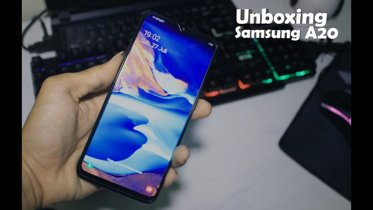 Unboxing Samsung A20!!! - YouTube